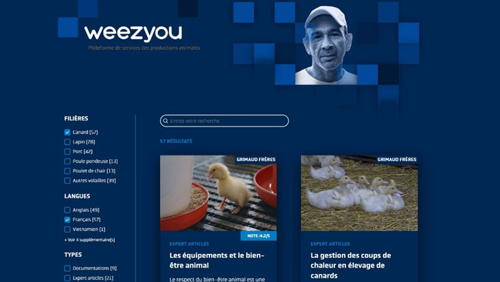 WEEZYOU PLUS DE 1000 ELEVEURS INSCRITS ! - Grimaud Freres